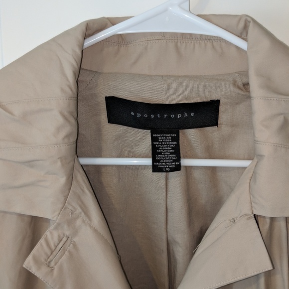 Apostrophe | Jackets & Coats | Apostrophe Large All Weather Trench Coat ...